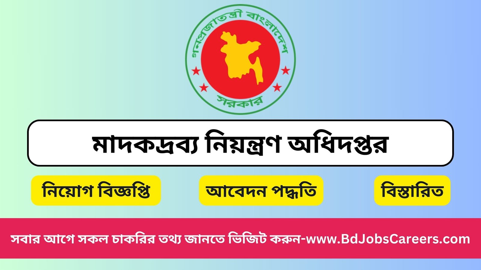 Department of Narcotics Control Job Circular 2025-dnc.teletalk.com.bd ...